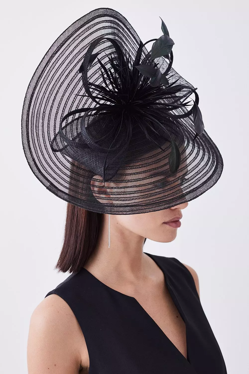 Feather Detail Fascinator Karen Millen