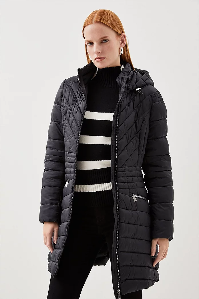 Lightweight Packable Coat | Karen Millen Lightweight Packable Coat | Karen Millen