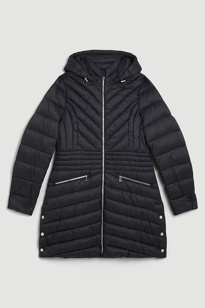 Lightweight Packable Coat | Karen Millen Lightweight Packable Coat | Karen Millen
