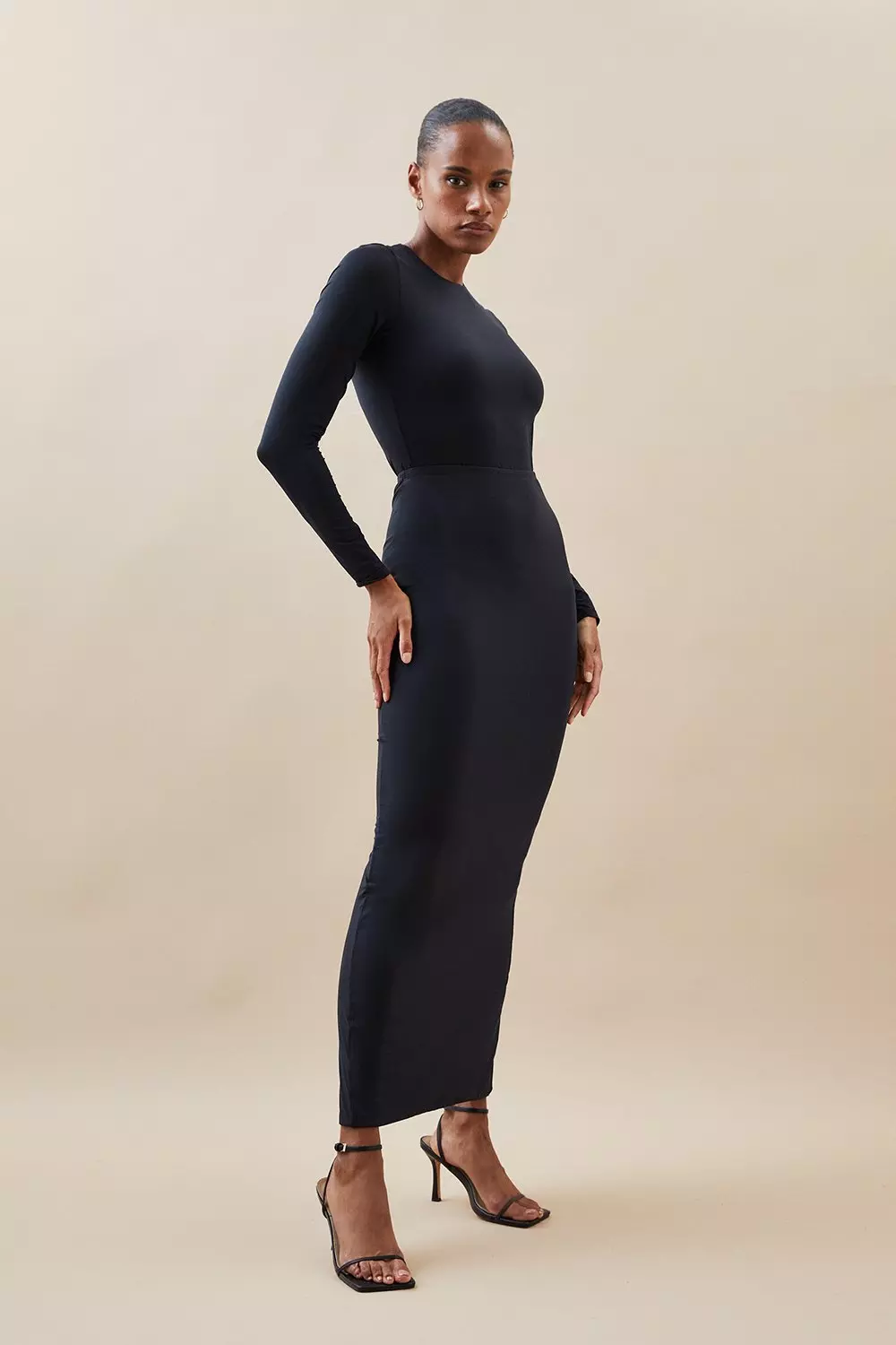 Contour Jersey Maxi Skirt Karen Millen
