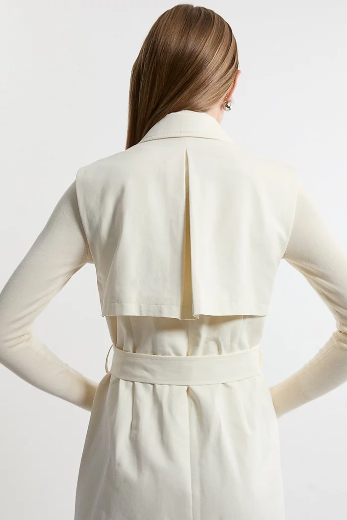 Tailored Sleeveless Belted Trench Coat | Karen Millen Tailored Sleeveless Belted Trench Coat | Karen Millen