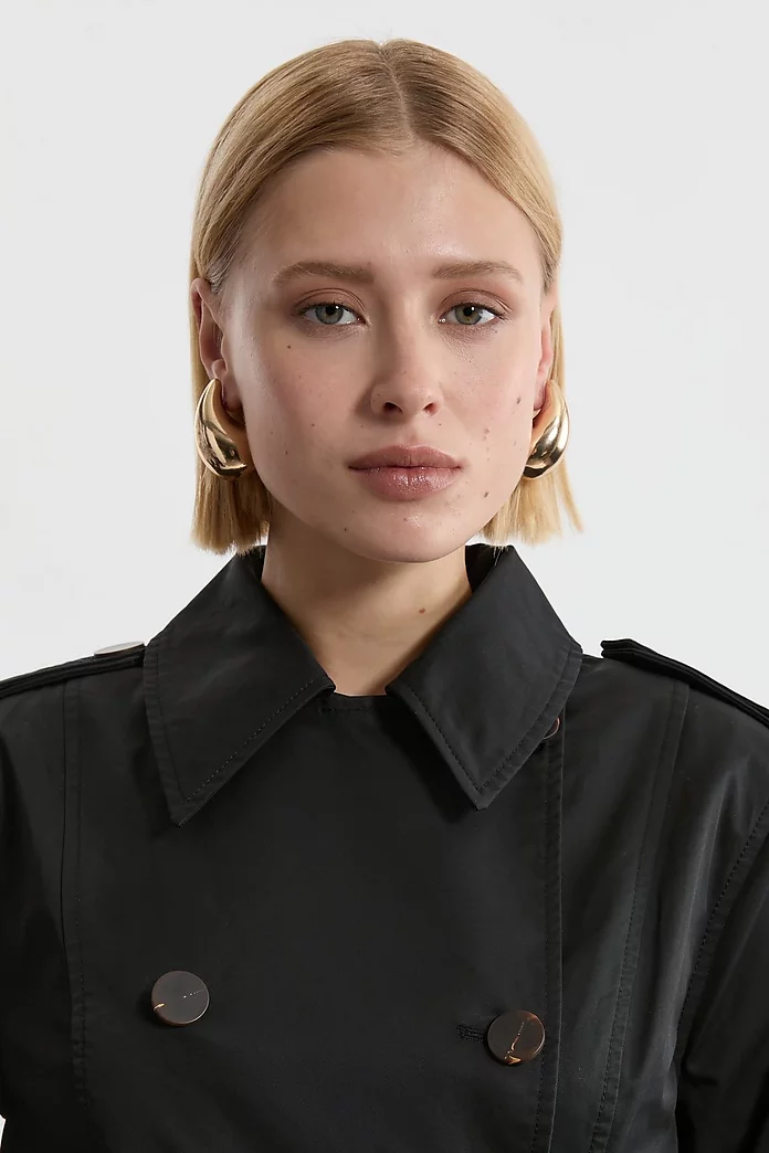 Tailored Cotton Multiway Trench Coat | Karen Millen Tailored Cotton Multiway Trench Coat | Karen Millen
