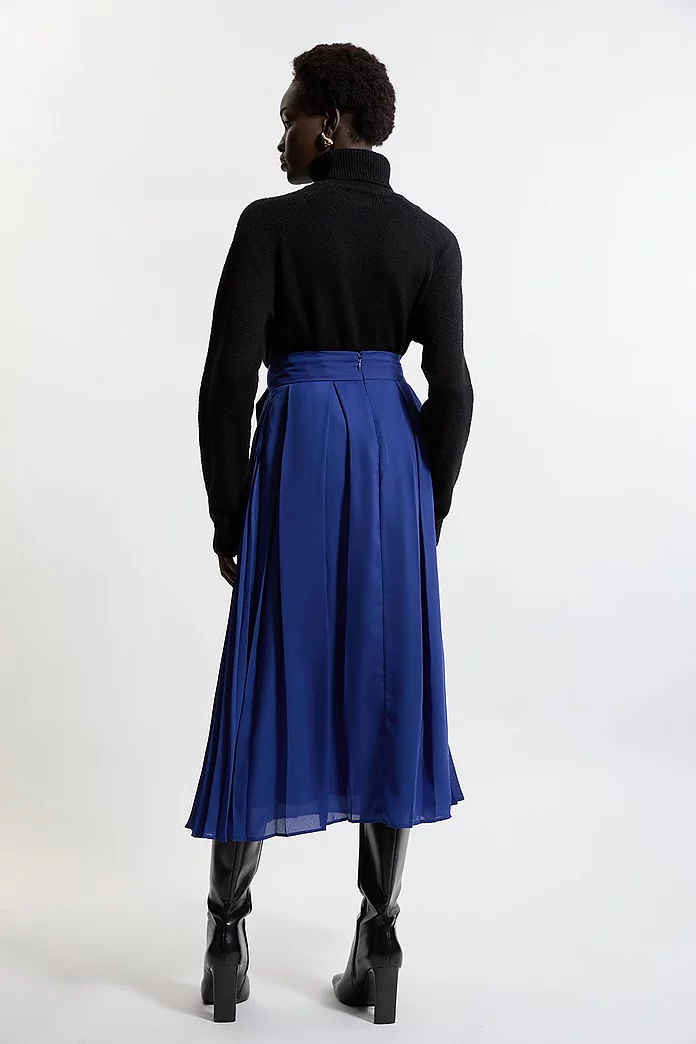 Tall Georgette Woven Pleated Maxi Skirt | Karen Millen Tall Georgette Woven Pleated Maxi Skirt | Karen Millen