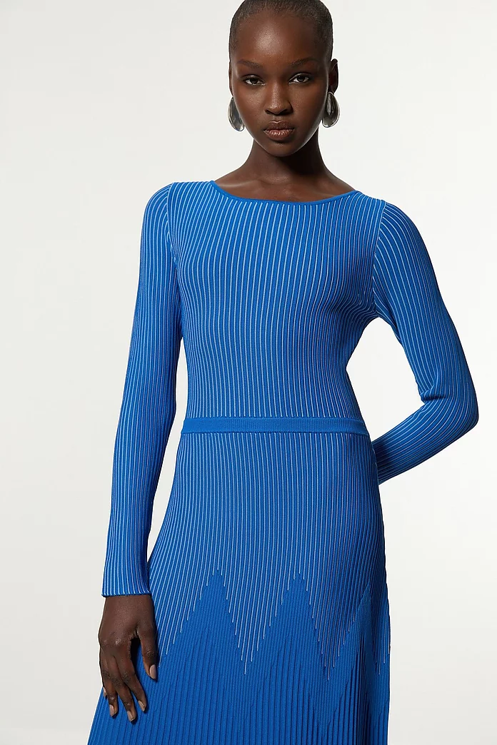 Zig Zag Detail Knitted Maxi Dress | Karen Millen Zig Zag Detail Knitted Maxi Dress | Karen Millen