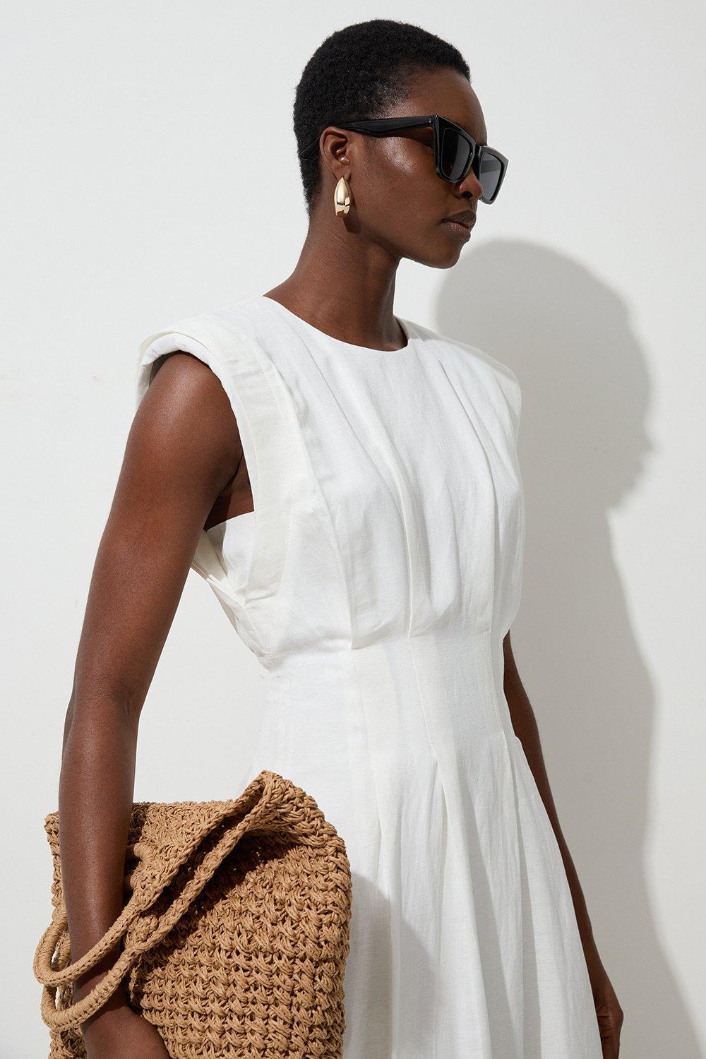 Petite White Dresses Karen Millen